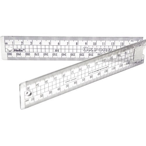 Helix Folding Ruler Plastic 30 cm — Parkem