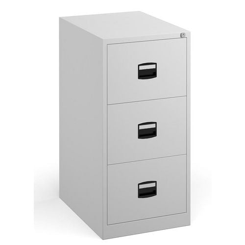 Dams International Filing Cabinet with 3 Lockable Drawers DCF3W 470 x ...