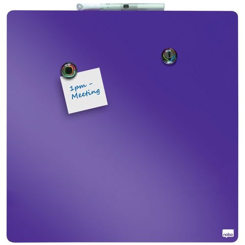 Nobo Mini Wall Mountable Magnetic Whiteboard Tile 1903897 Lacquered St ...