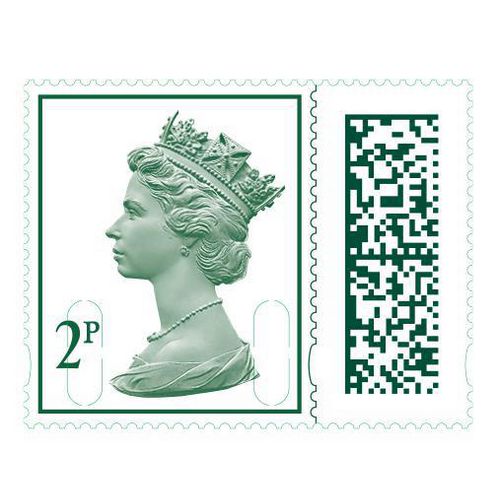 Royal Mail Postage Stamps 2P UK Self Adhesive Pack of 25 — Parkem