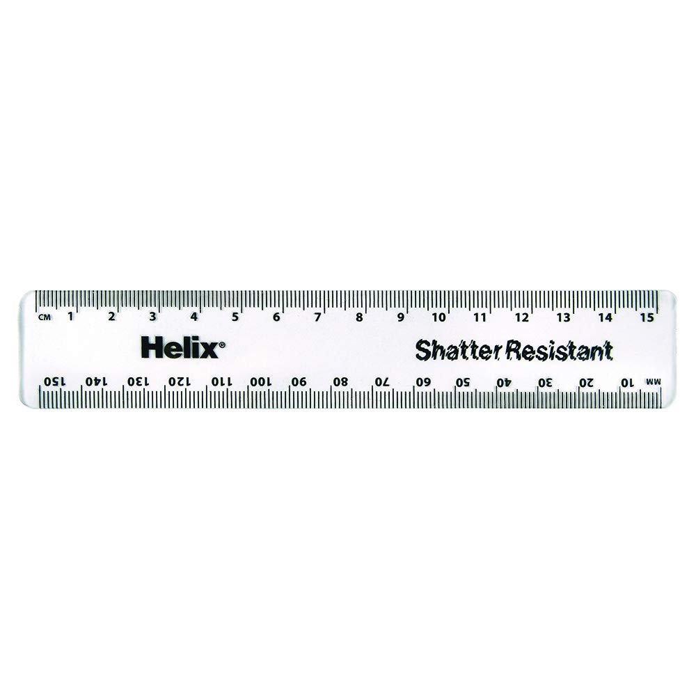 Helix Shatter Resist Ruler 15Cm Pk50 — Parkem