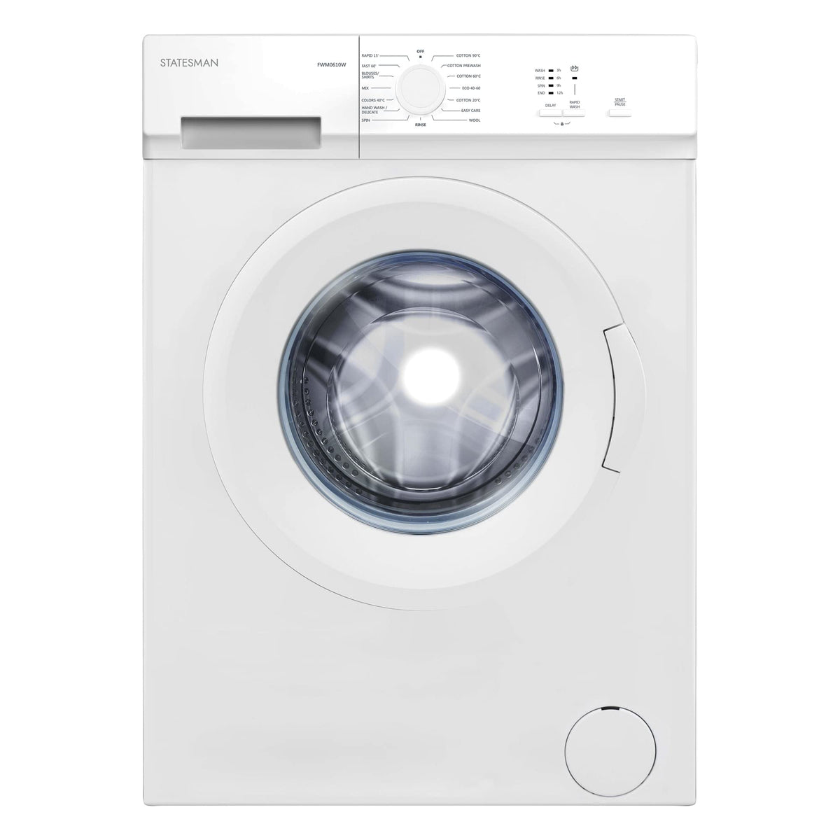 Statesman Washing Machine 6Kg White — Parkem