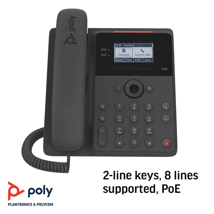 POLY EDGE B20 IP Phone PoE 8 Lines — Parkem