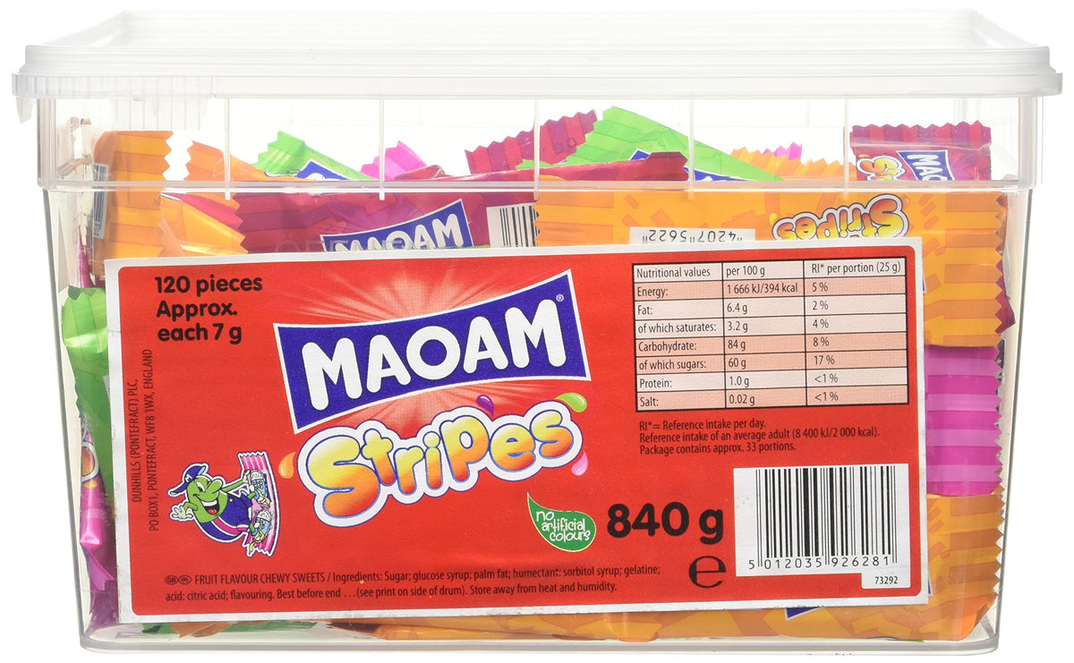 Haribo Maoam Stripes Sweets 840G — Parkem